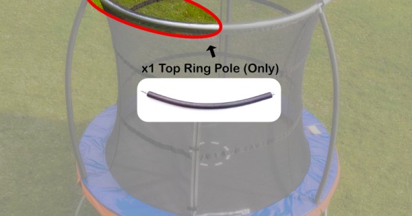 Jump Power Top Ring Pole for 8 foot trampoline