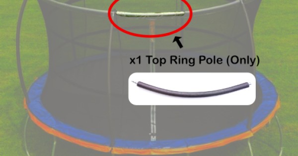Jump Power Top Ring Pole for 13 foot trampoline