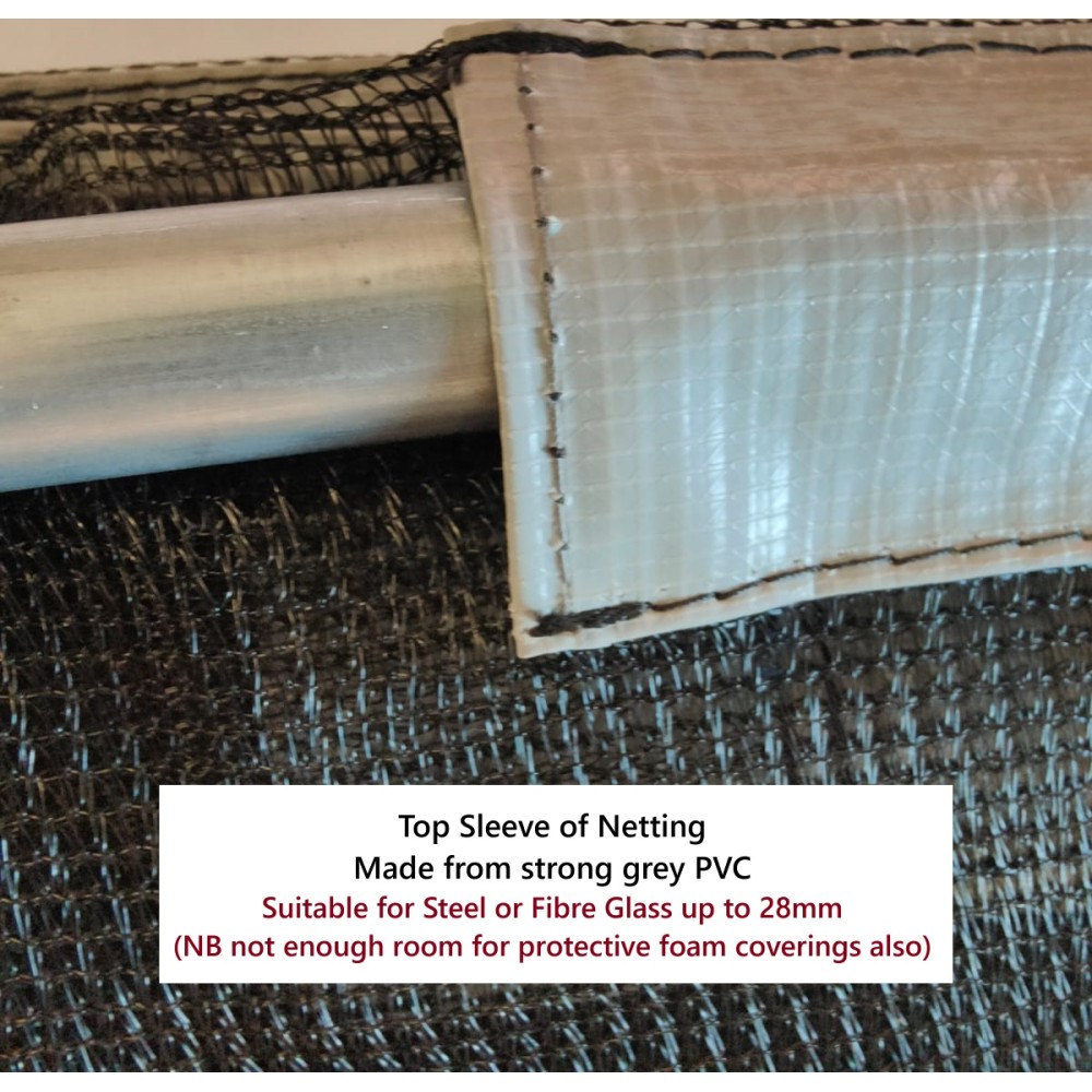 13-foot-Safety-Net-6-curved-poles-trampoline-netting-2-meter-high