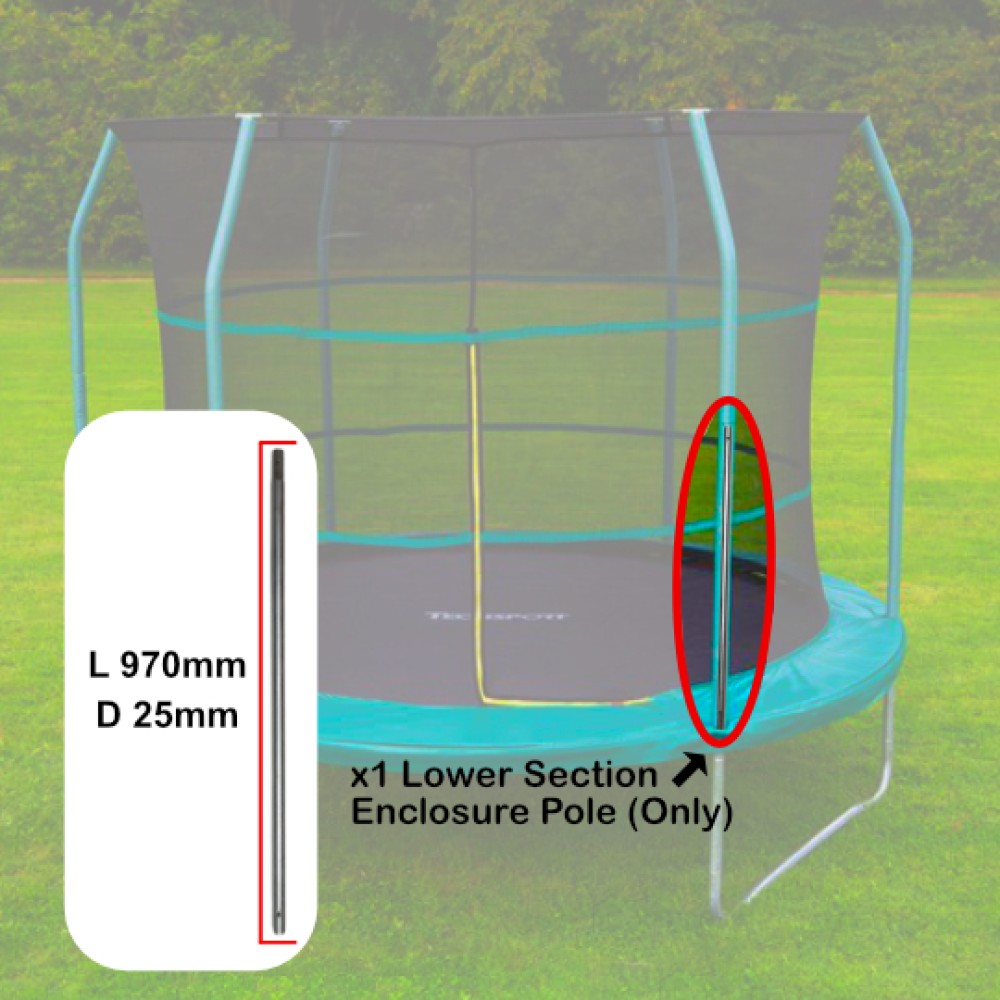 Tech Sport Lower Section Enclosure Pole for 8ft or 10ft Tech Sport ...